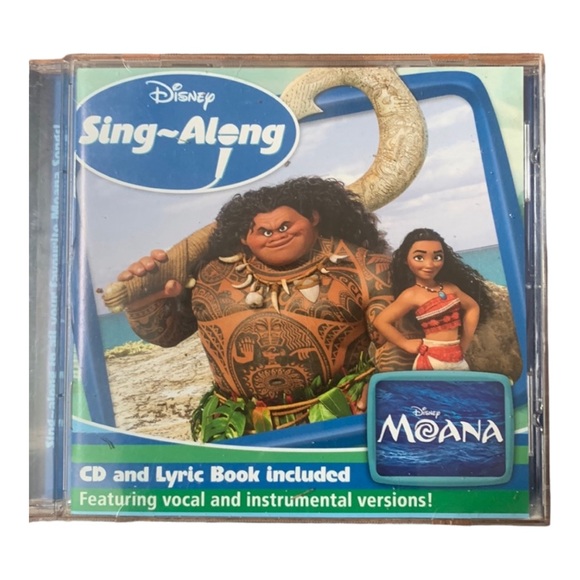 Disney | Media | Moana Disney Sing Along Cd | Poshmark